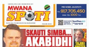 Gazeti la Mwanaspoti leo Archives | Soka La Bongo